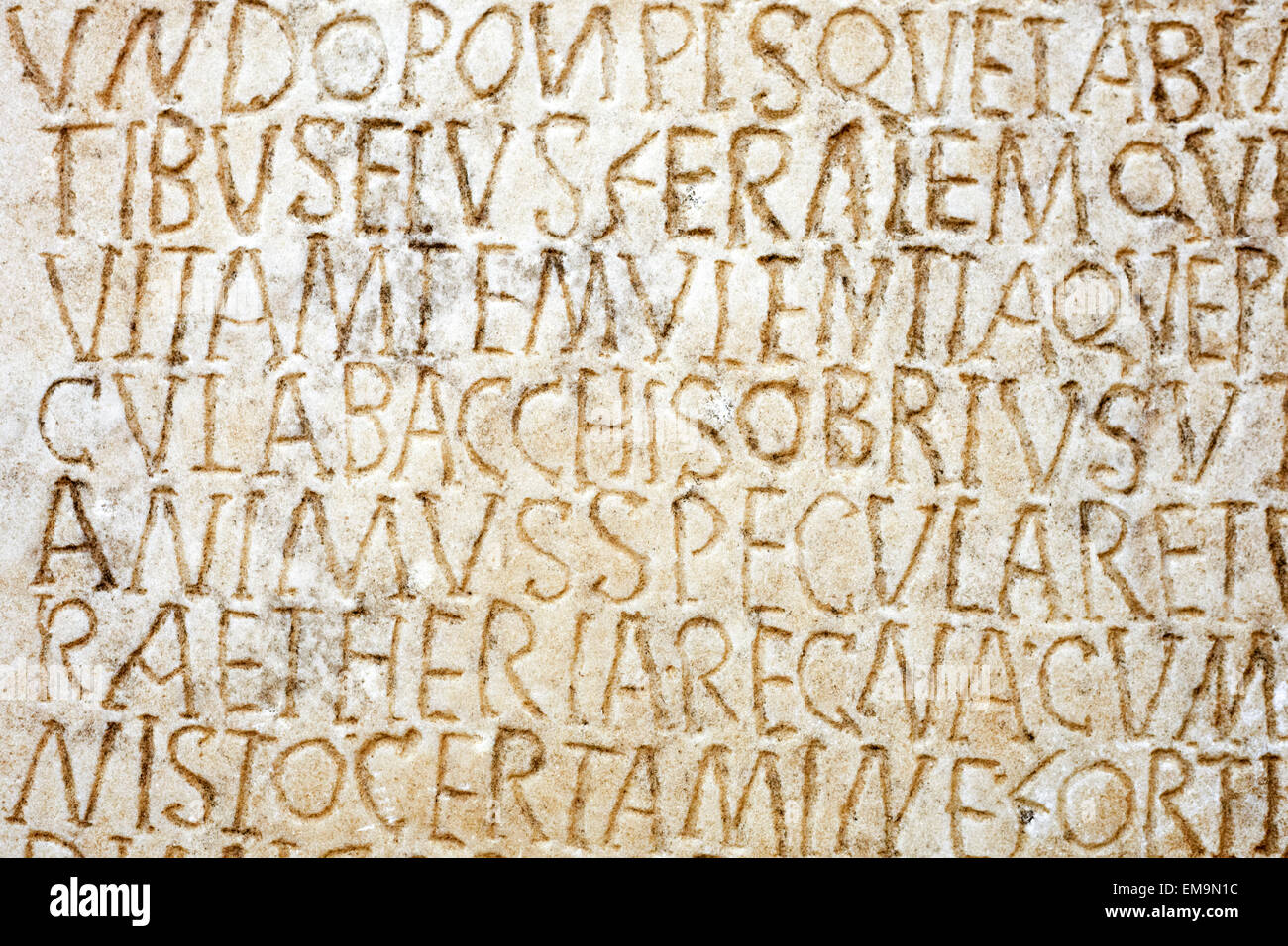 Roman calligraphy message hi-res stock photography and images - Alamy