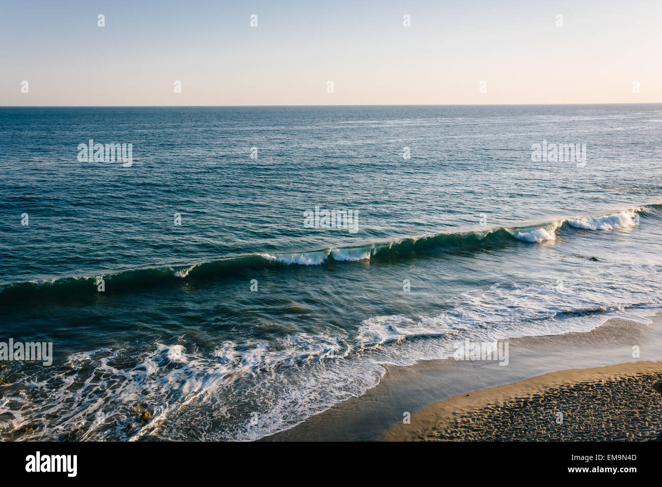 View Of Waves In The Pacific Ocean At El Matador State Beach Malibu