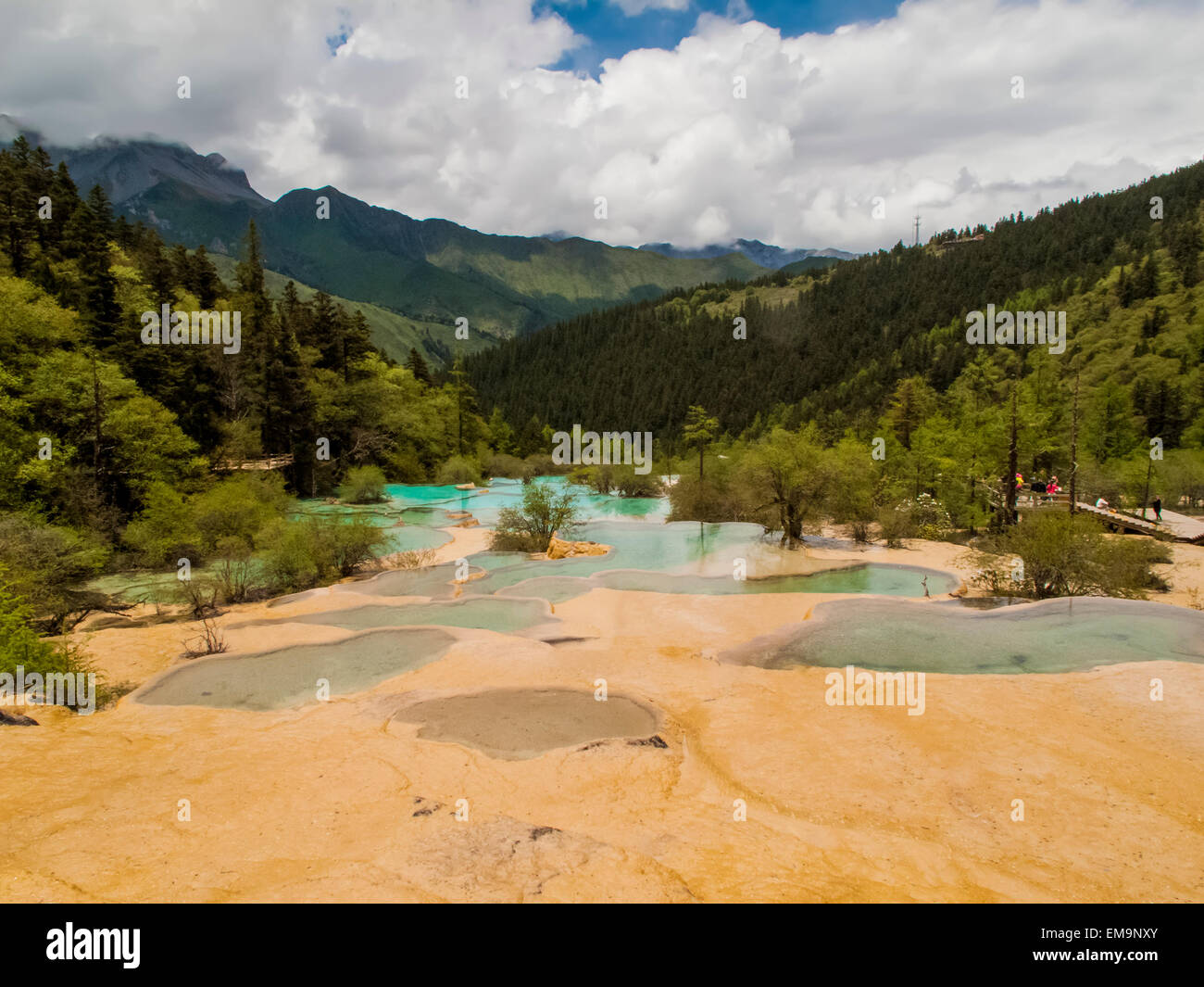 Huanglong scenic valley hi-res stock photography and images - Alamy
