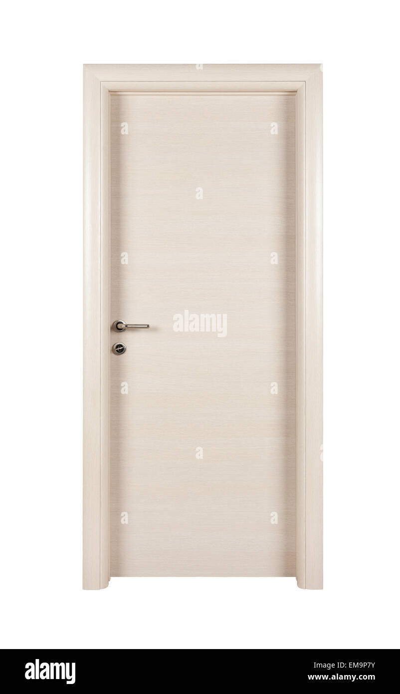 White interior door close Cut Out Stock Images & Pictures - Alamy