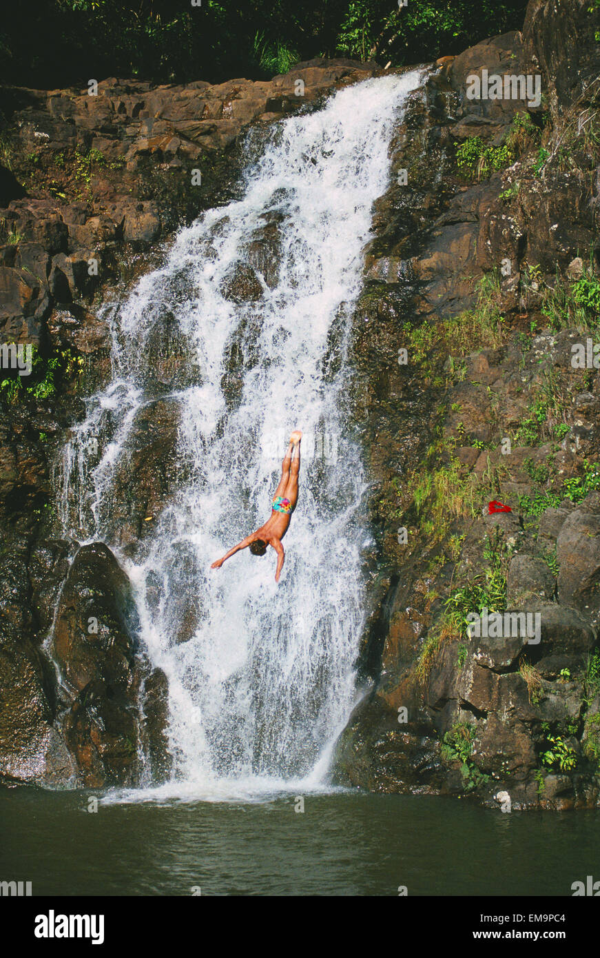 Waterfall Jumping Hawaii