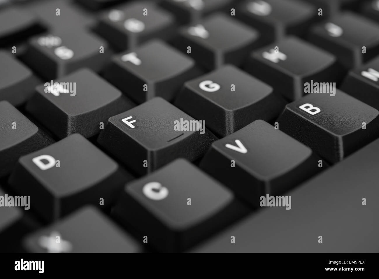 Black keyboard closeup hi-res stock photography and images - Alamy