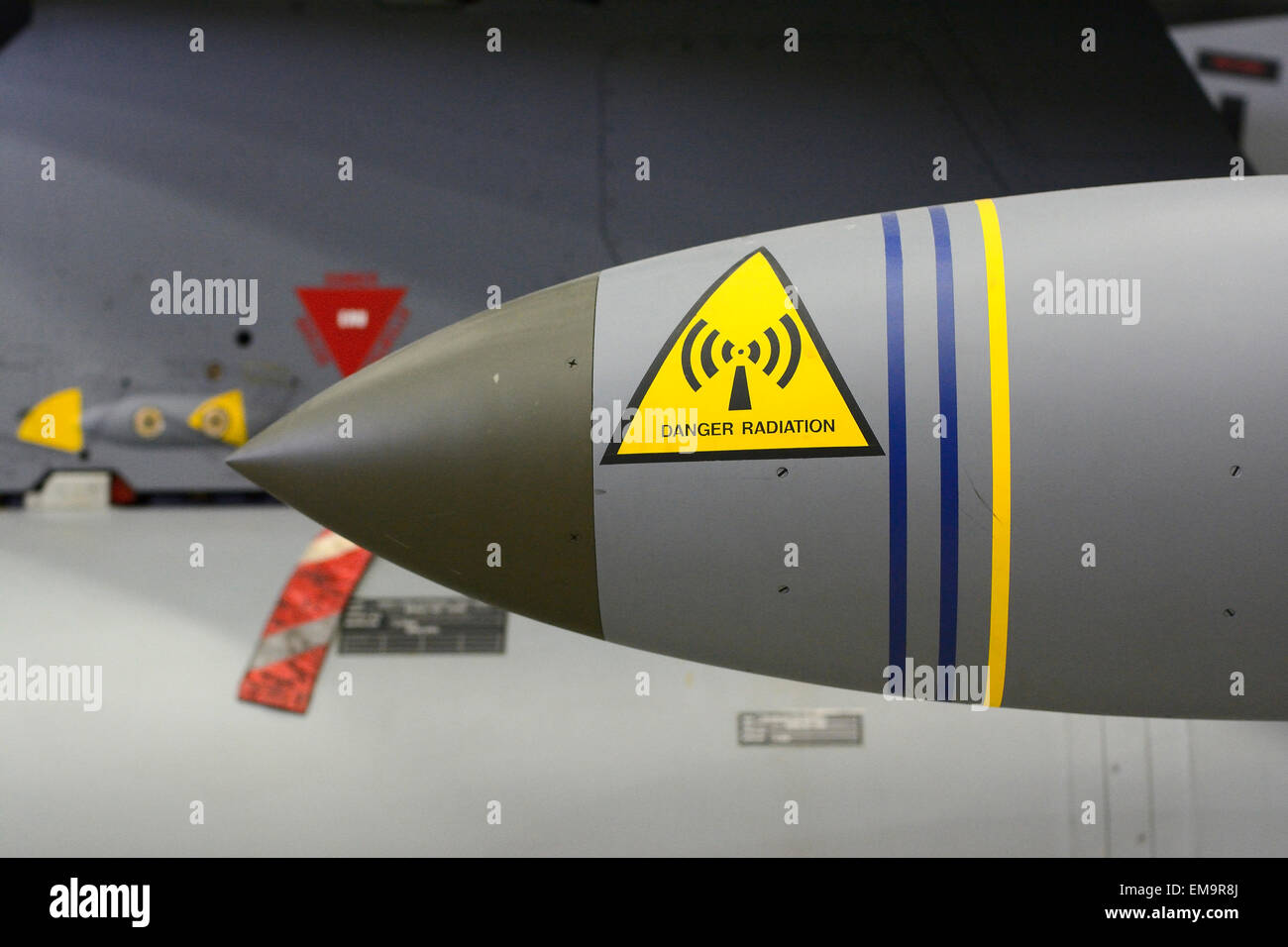 Radioactive Bomb on a Tornado Jet Fighter Airplane at Imperial War ...