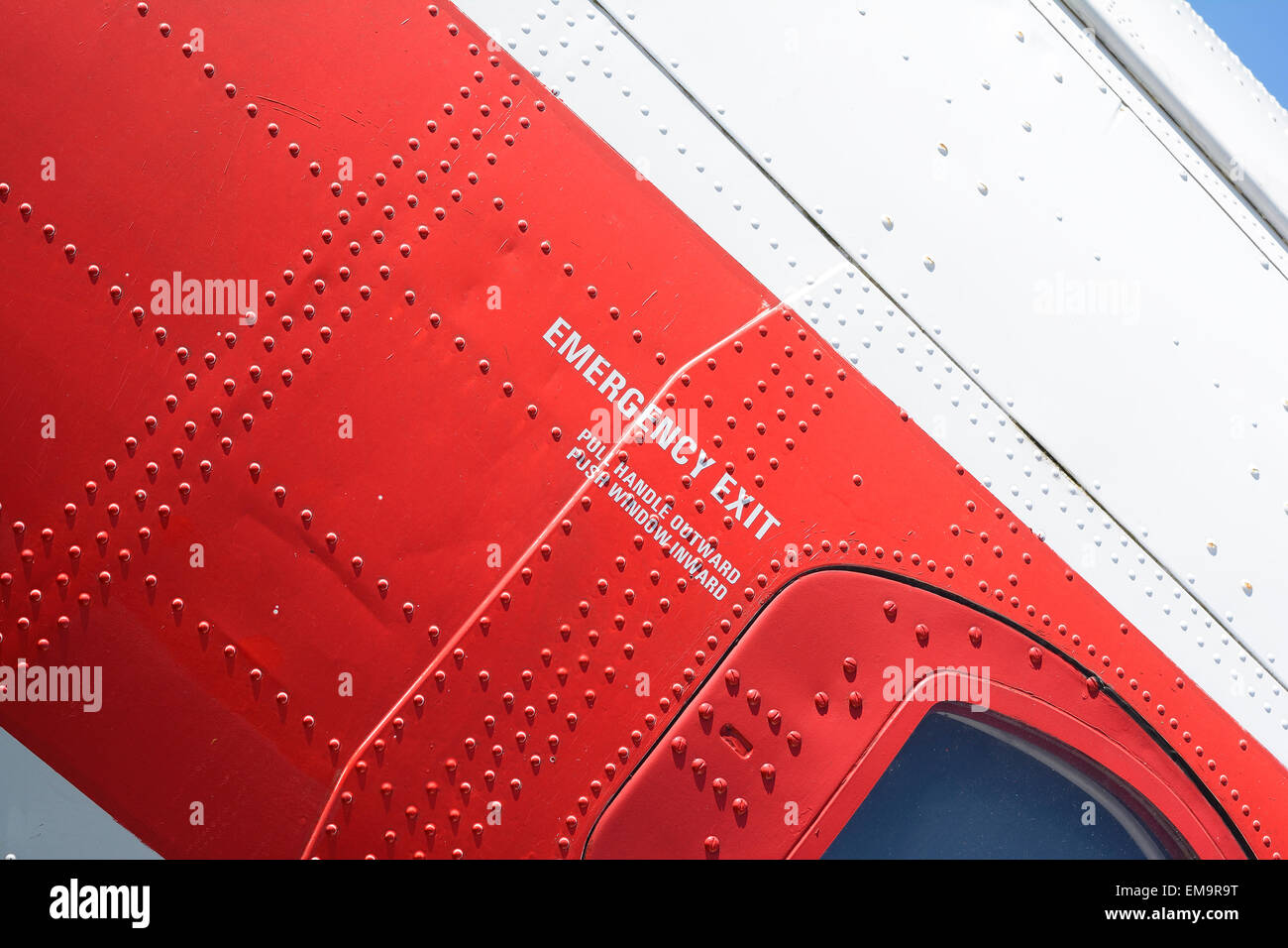 Emergency Exit of Dan Air Airplane at Imperial War Museum, Duxford ...