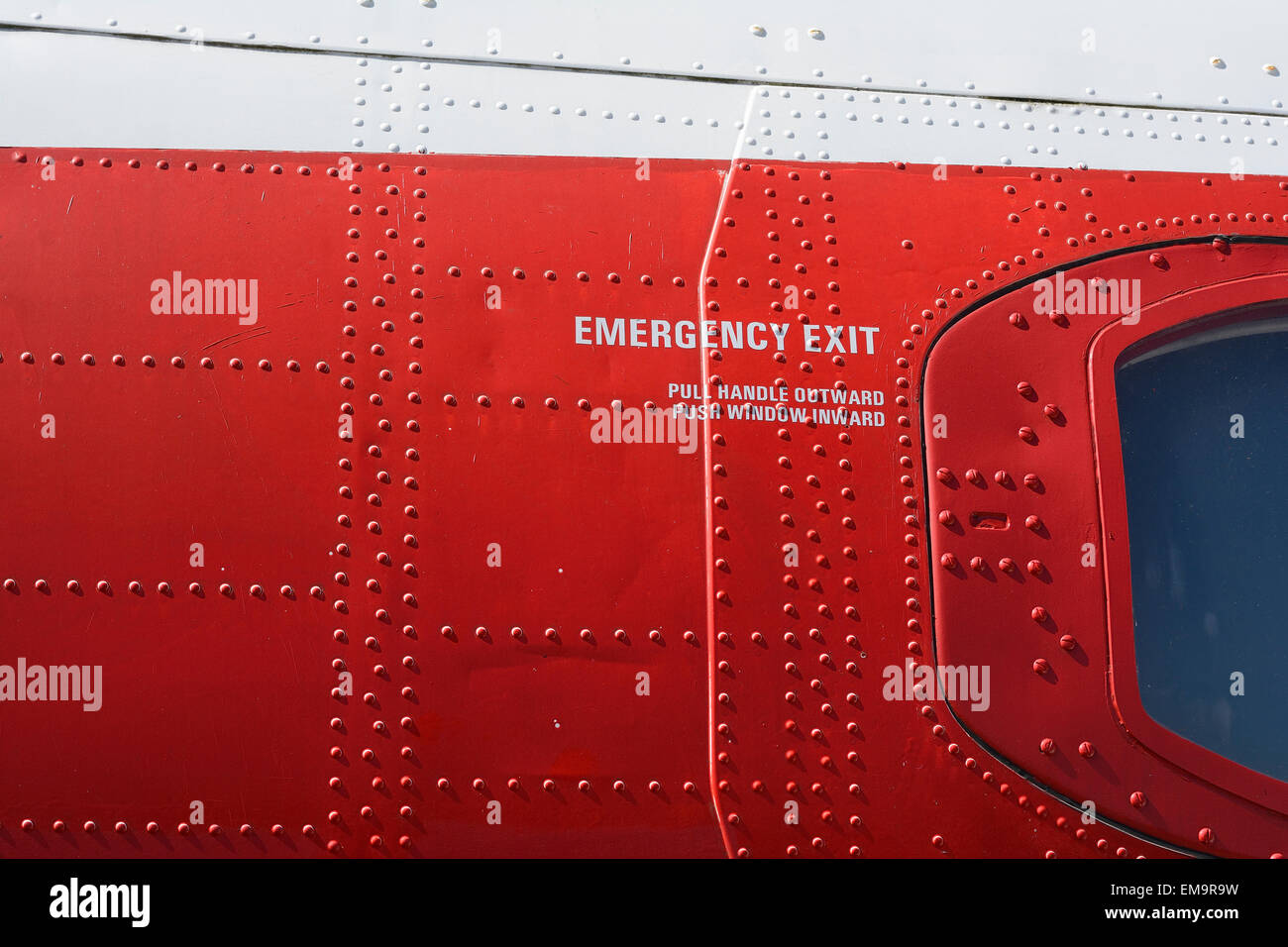 Emergency Exit of Dan Air Airplane at Imperial War Museum, Duxford ...