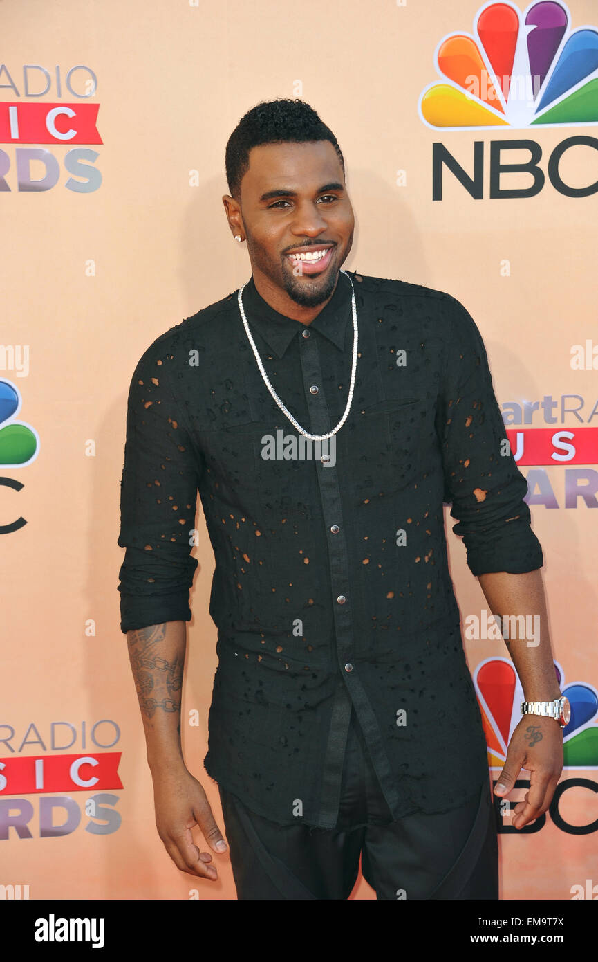 LOS ANGELES, CA - MARCH 29, 2015: Jason Derulo at the 2015 iHeart Radio ...