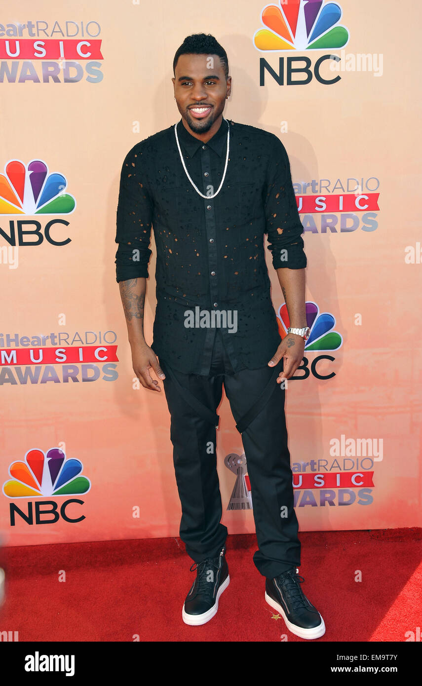 LOS ANGELES, CA - MARCH 29, 2015: Jason Derulo at the 2015 iHeart Radio ...