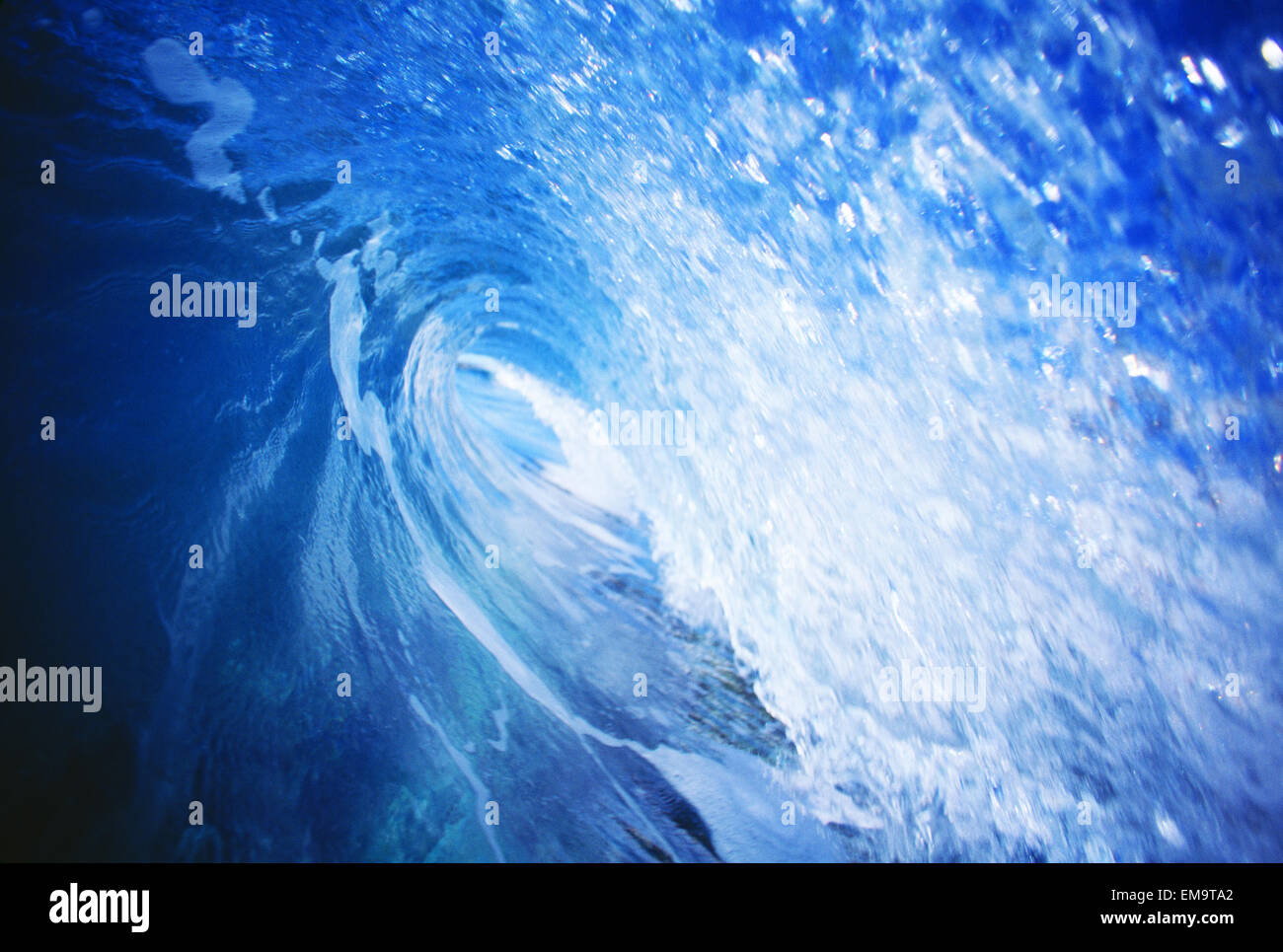 Hawaii, Oahu, Perfect Wave At Pipeline Stock Photo - Alamy