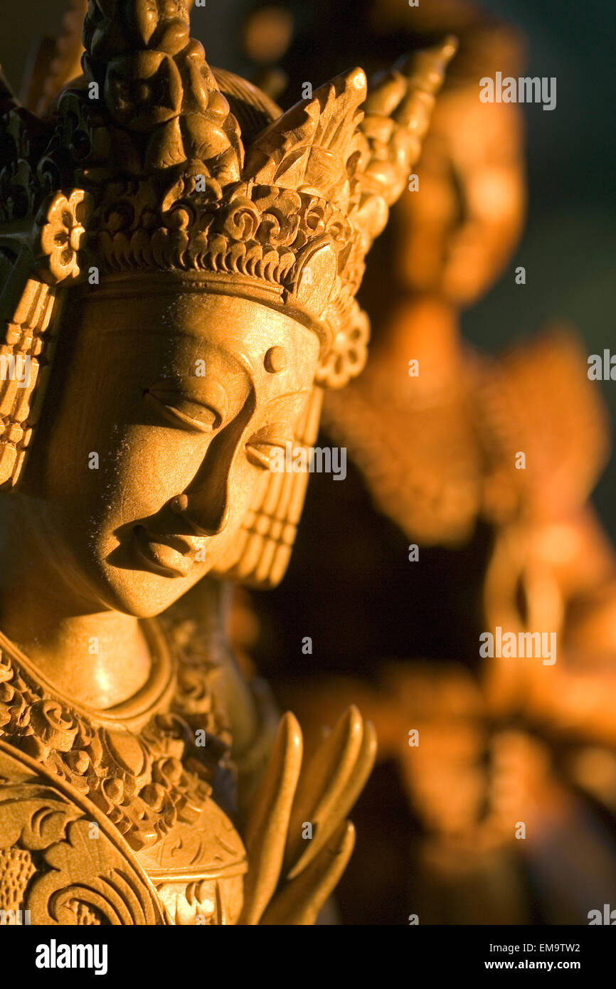 Indonesia, Bali, Statue Of An Indonesian Dancer Stock Photo - Alamy