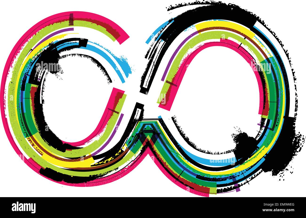 Infinity graffiti hi-res stock photography and images - Alamy