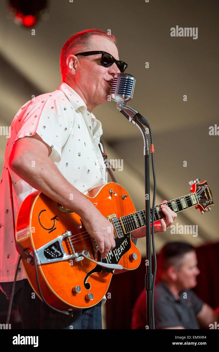 Indio, California, USA. 17th Apr, 2015. Musician JIM HEATH of Reverend ...
