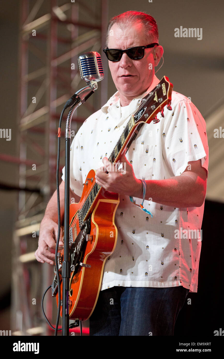 Indio, California, USA. 17th Apr, 2015. Musician JIM HEATH of Reverend ...