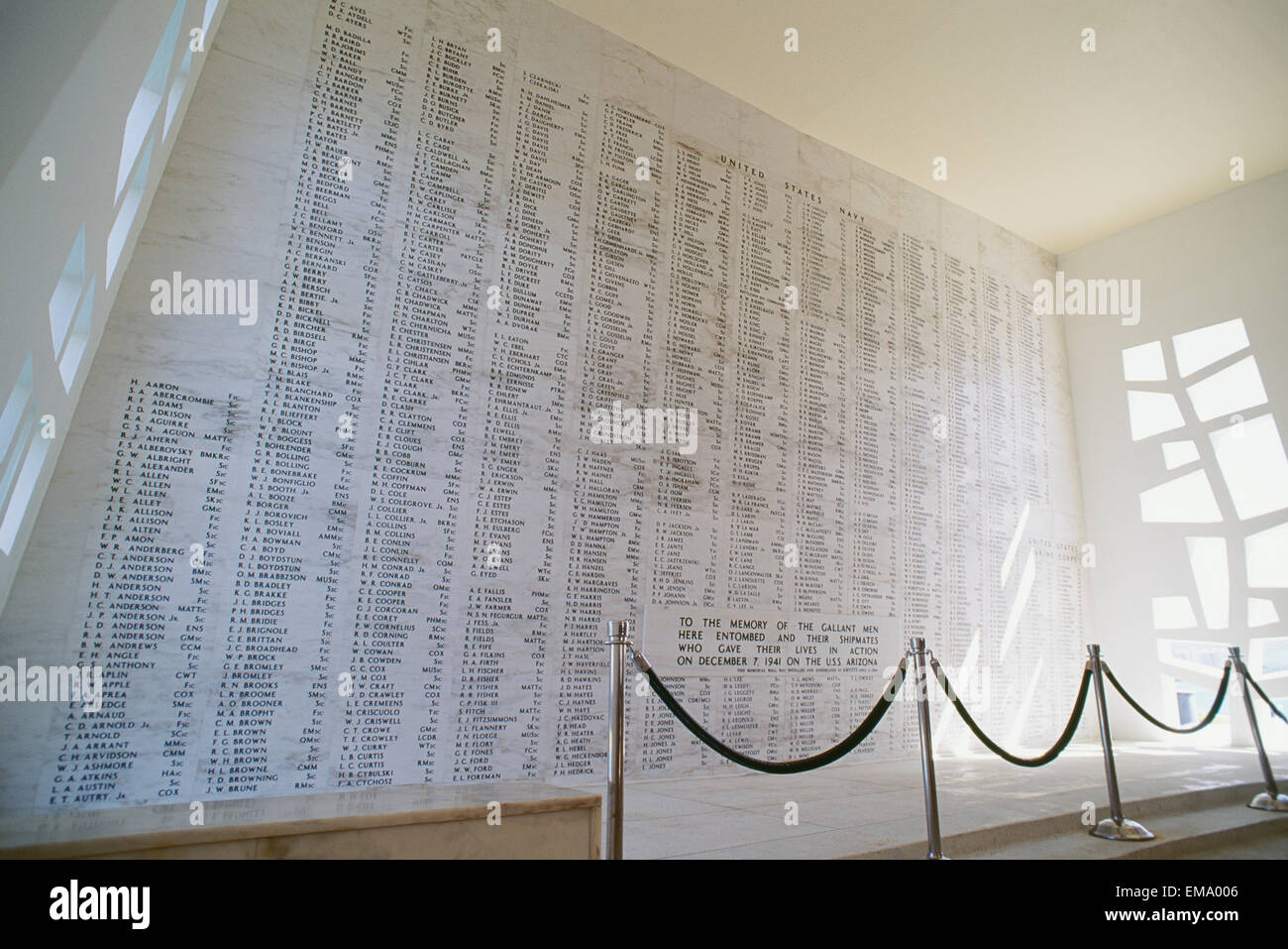 Uss arizona memorial aerial hi-res stock photography and images - Alamy
