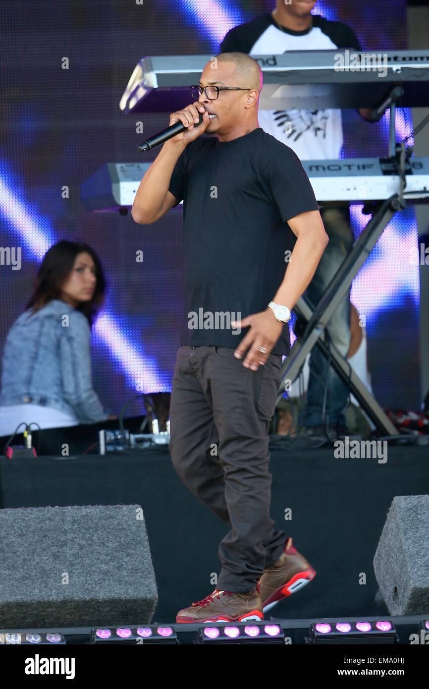 T.I. performs on Jimmy Kimmel Live! Featuring: T.I. Where: Los Angeles ...