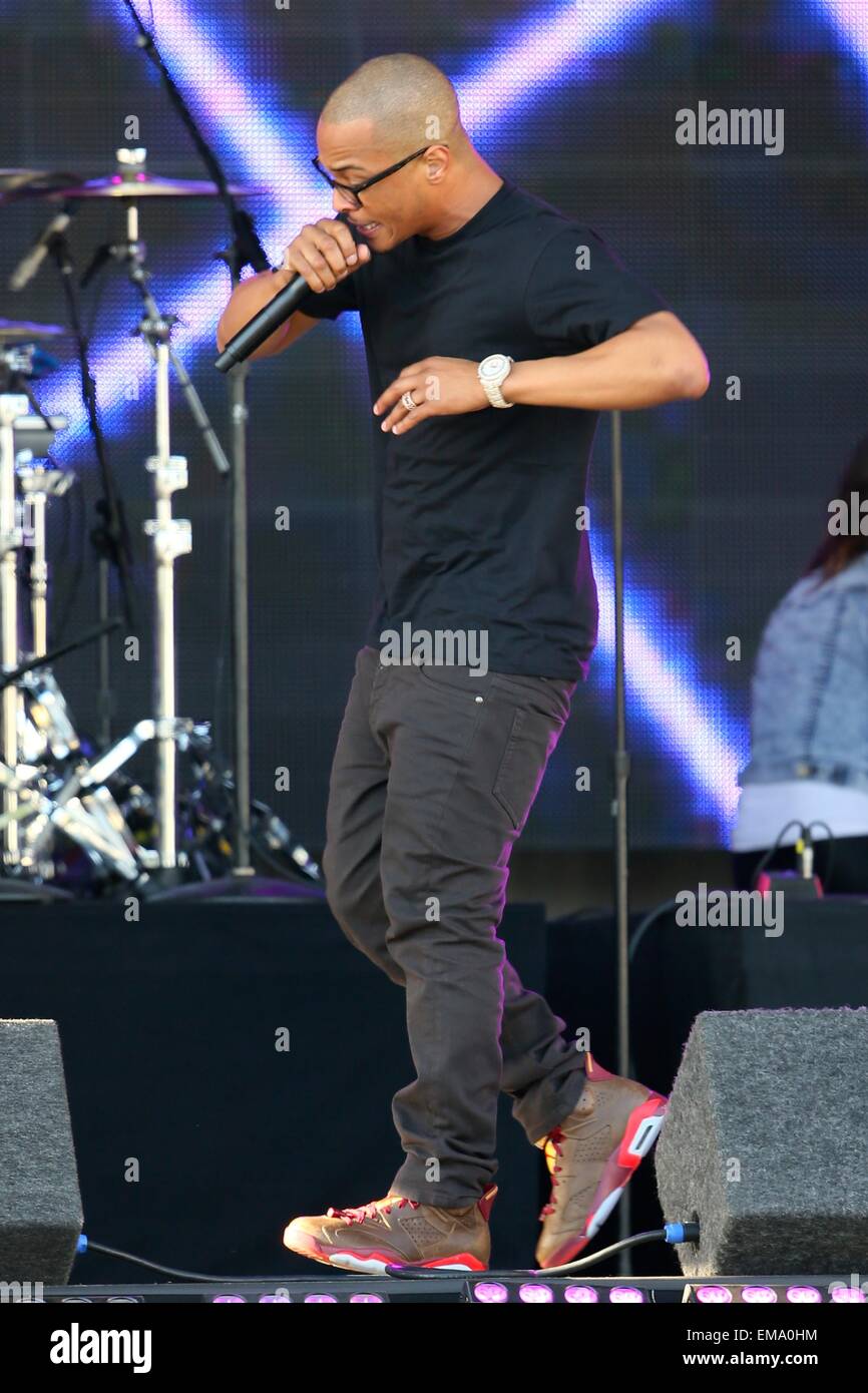 T.I. performs on Jimmy Kimmel Live! Featuring: T.I. Where: Los Angeles ...