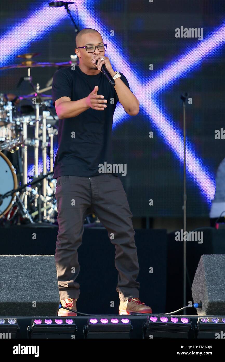 T.I. performs on Jimmy Kimmel Live! Featuring: T.I. Where: Los Angeles ...