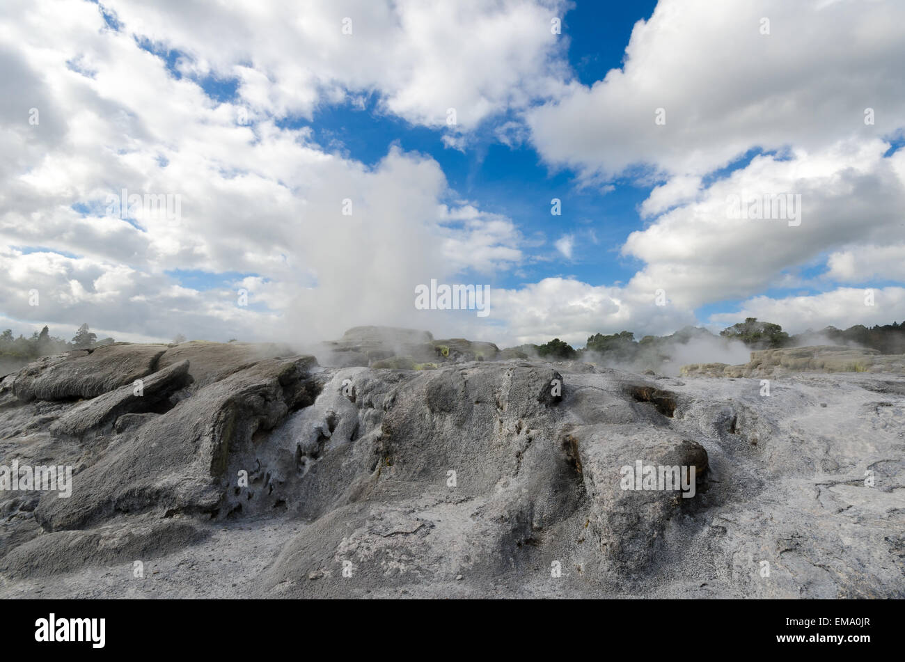 Geyser landscape hi-res stock photography and images - Alamy