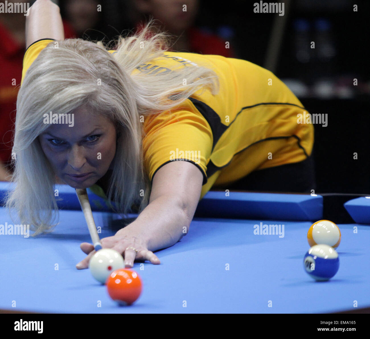 Pasay City, Philippines. 17th Apr, 2015. Sweden's Ewan Mataya Laurance ...