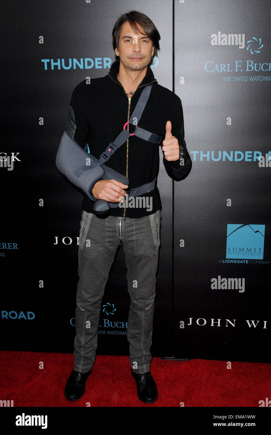 New York special screening of 'John Wick' - Arrivals Featuring: Marcus ...
