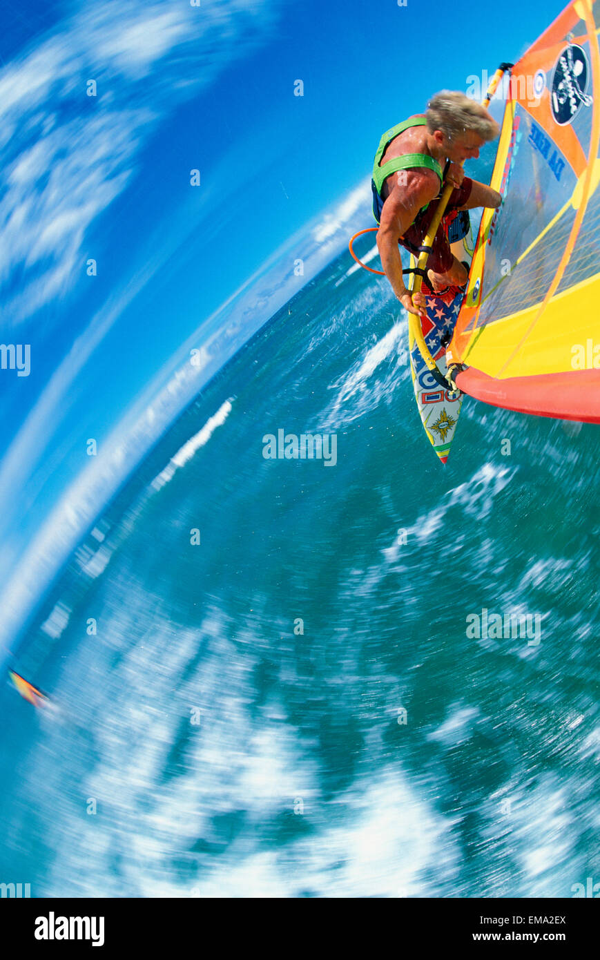 Jason Prior Airborne, Aerial Wide Angle Action Stock Photo - Alamy