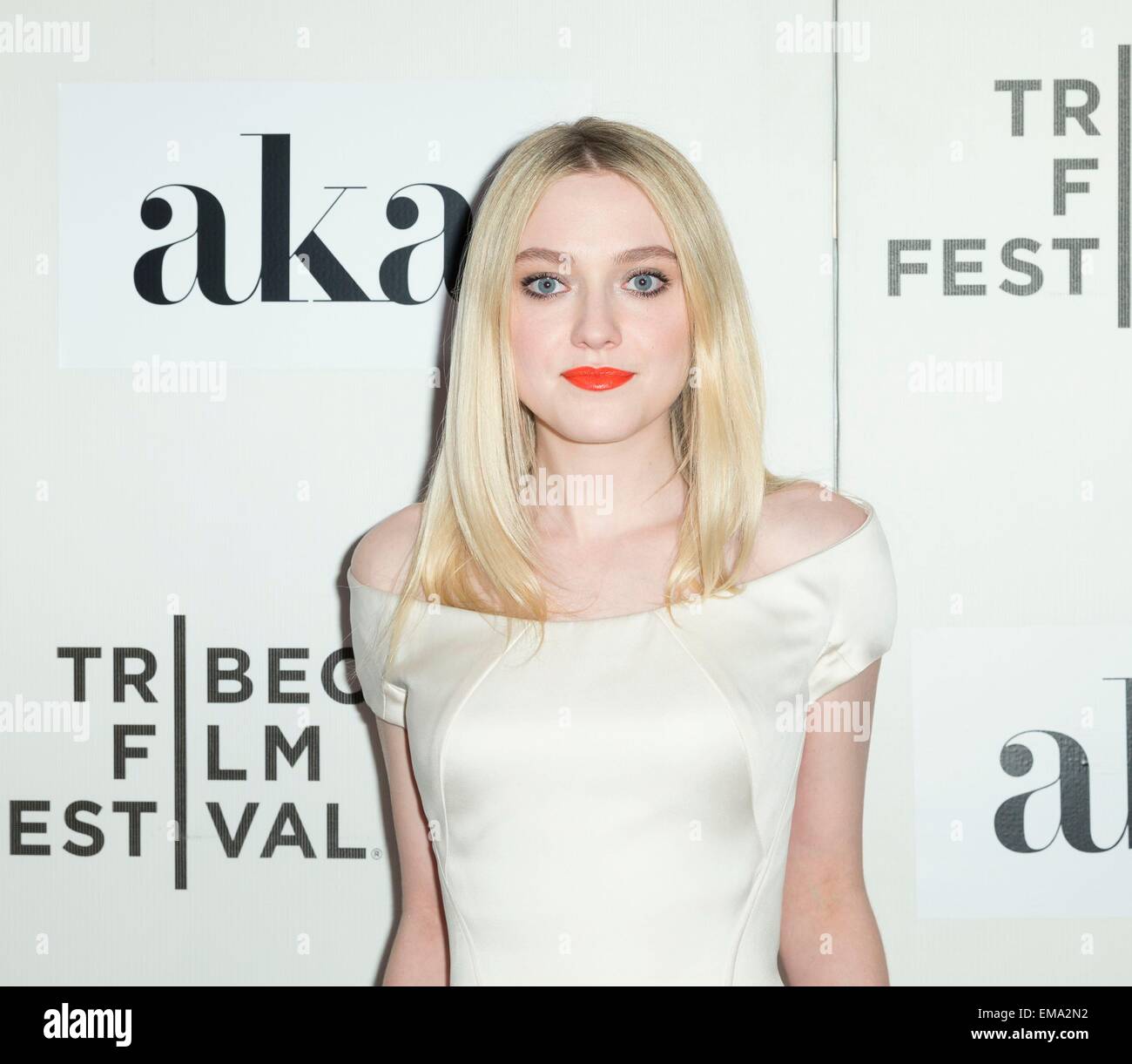 New York, NY, USA. 17th Apr, 2015. Dakota Fanning at arrivals for ...