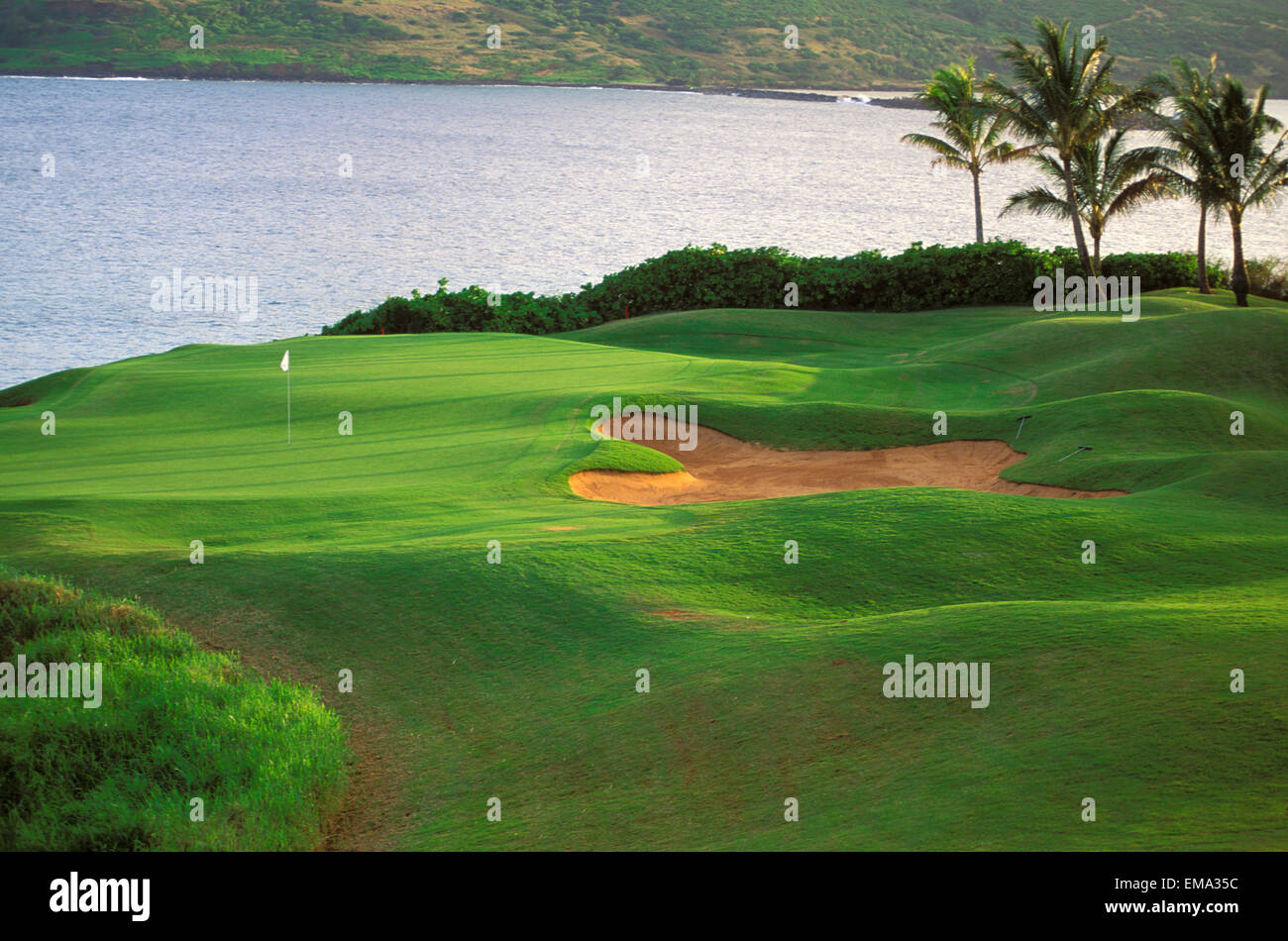 Hawaii, Kauai, Lihue, Kauai Lagoons Resort, Kiele Golf Course, 15Th ...