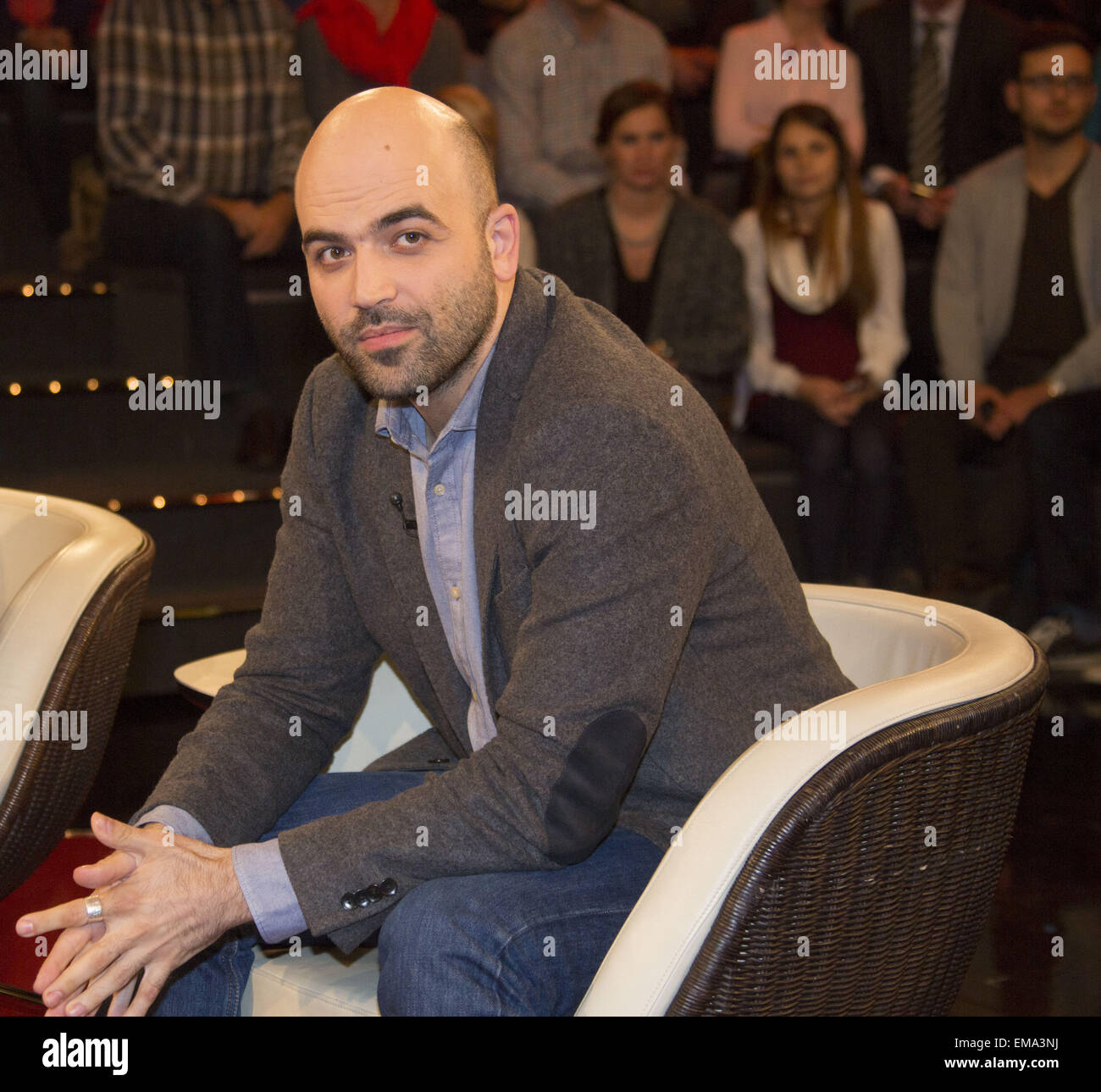 German ZDF TV talkshow Markus Lanz at Fernsehmacher-Studio Featuring ...