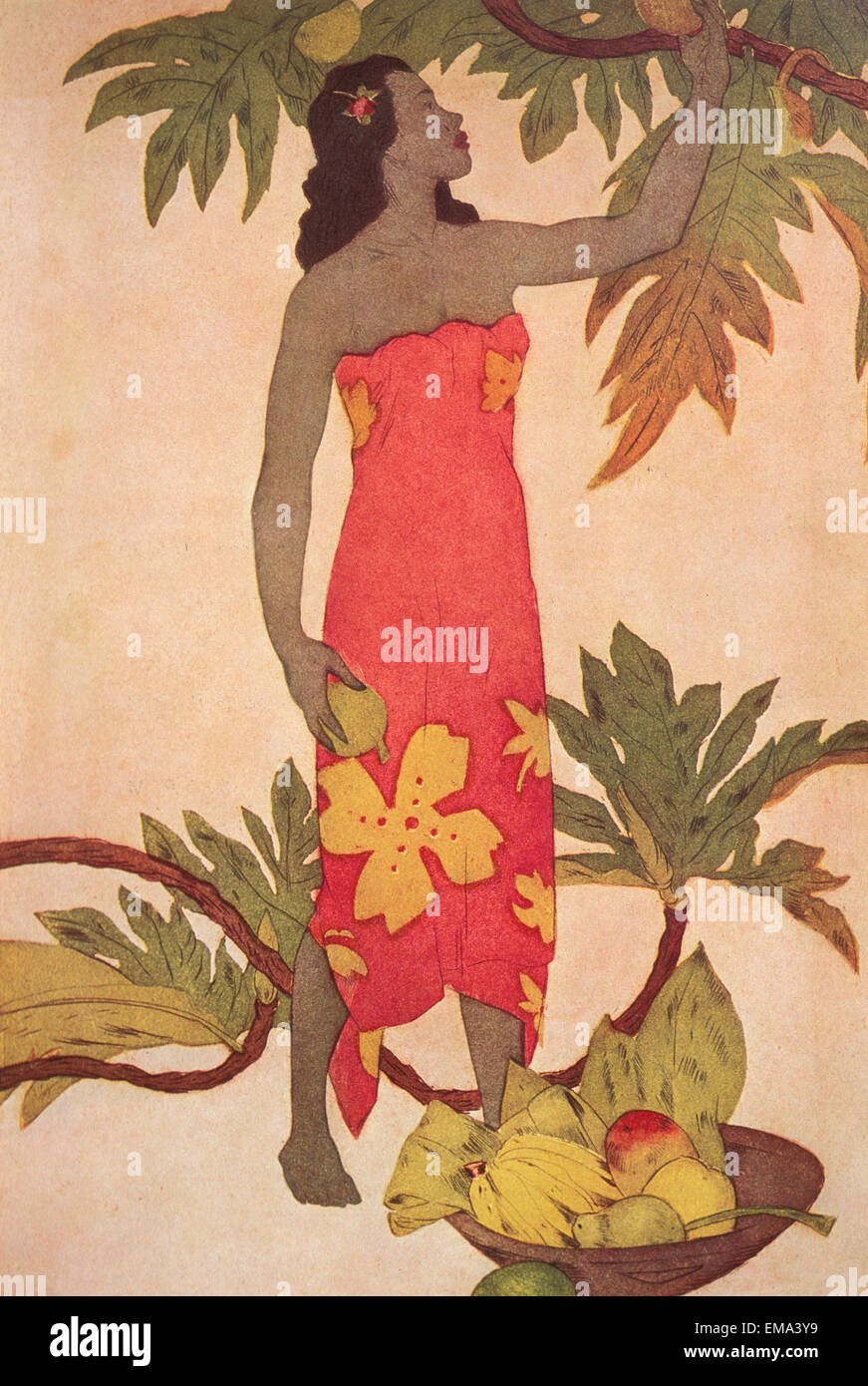 Vintage Hawaiian Art Prints