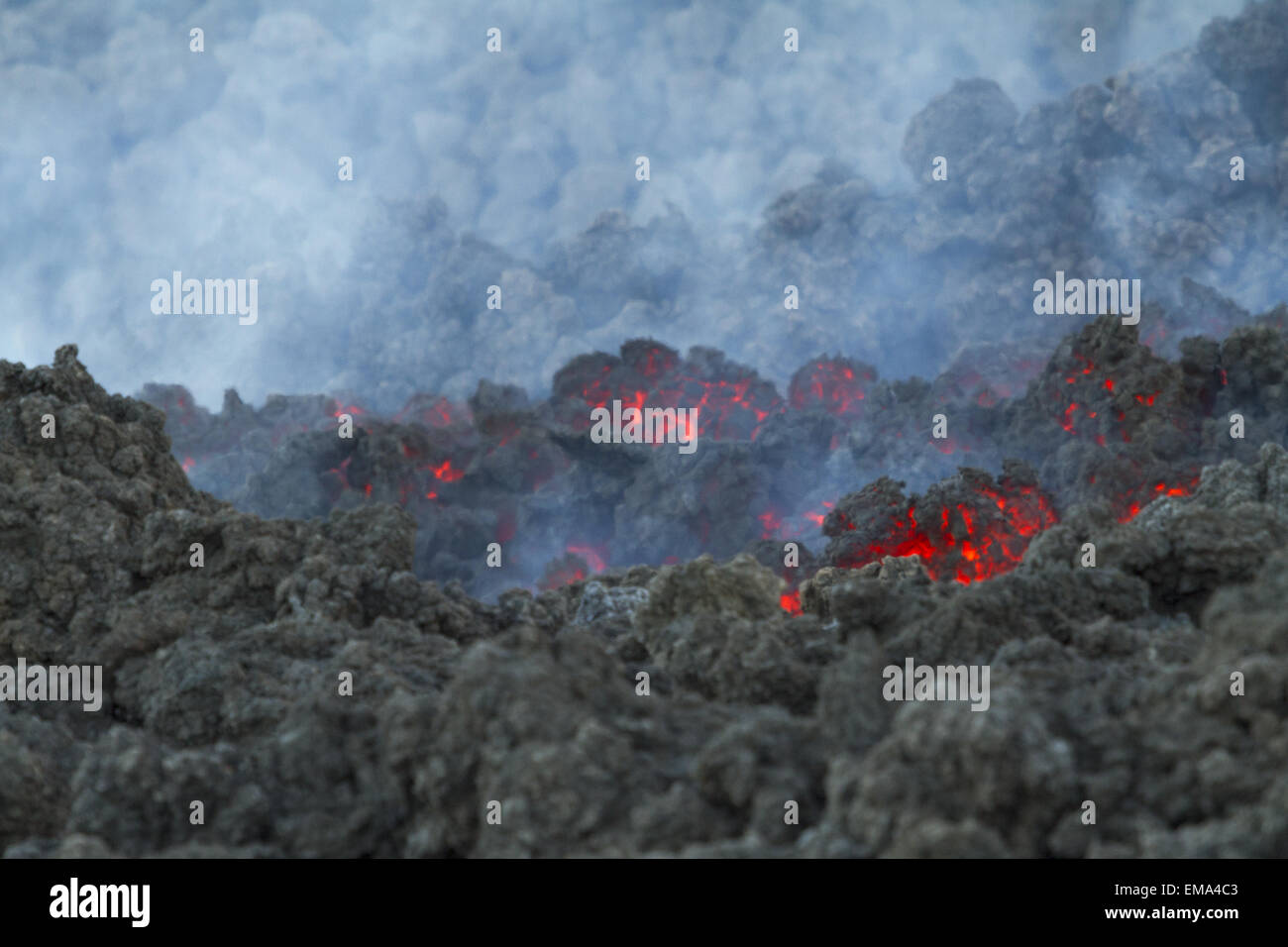 Erupting volcano cooling hi-res stock photography and images - Alamy