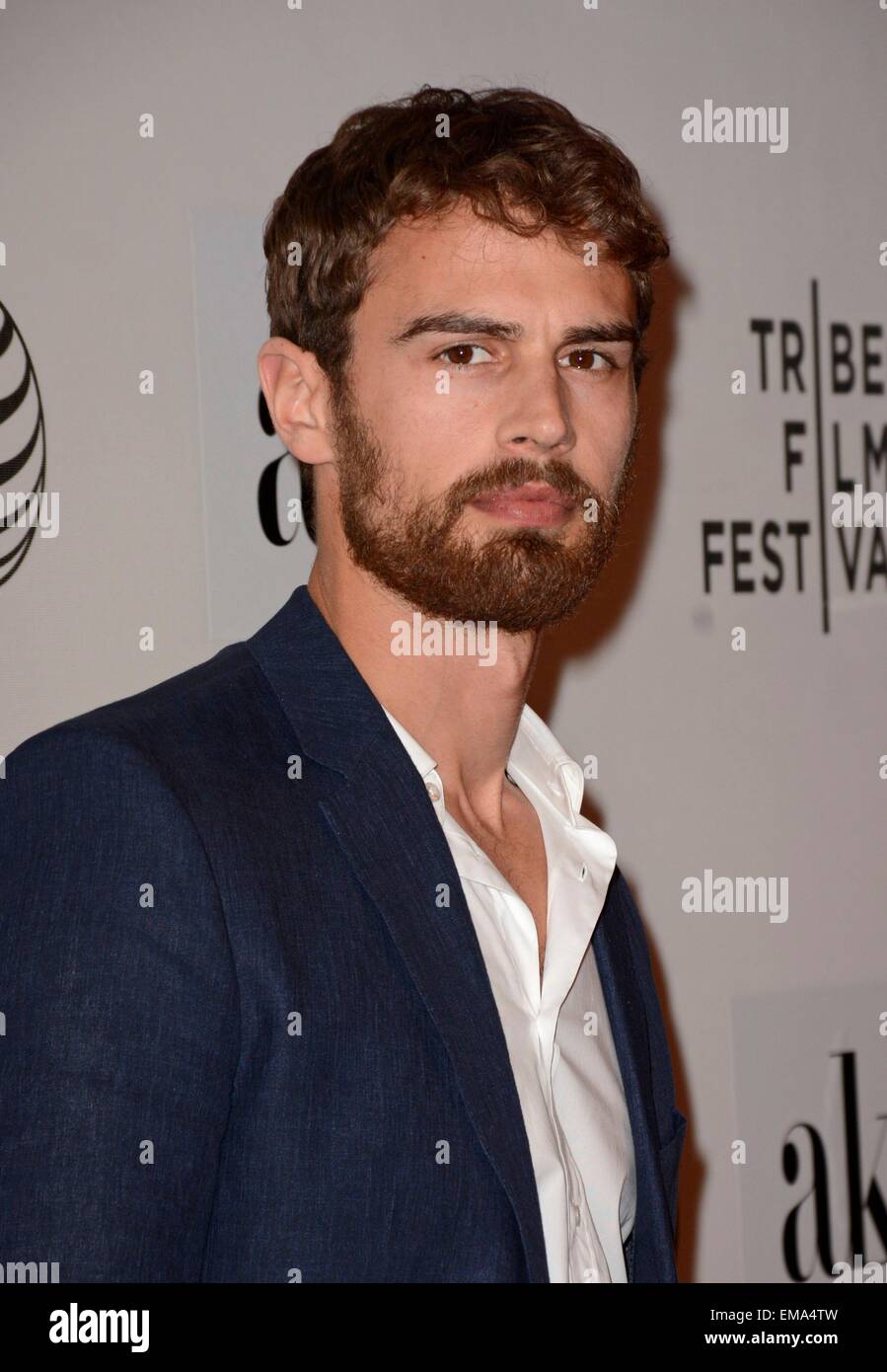 New York, NY, USA. 17th Apr, 2015. Theo James at arrivals for FRANNY ...