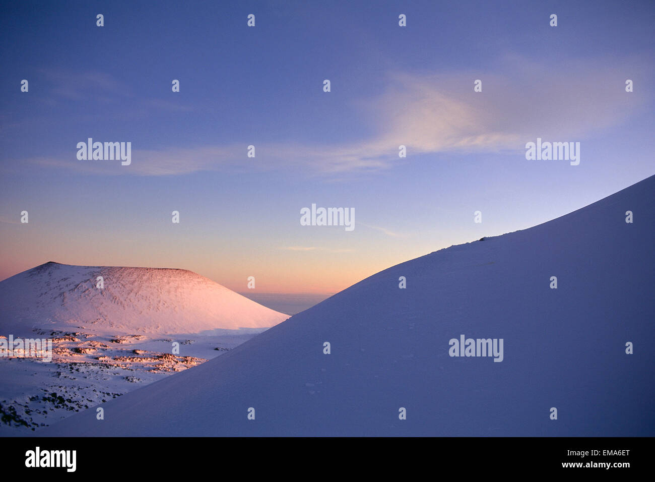 Mauna Kea Mountain Snow
