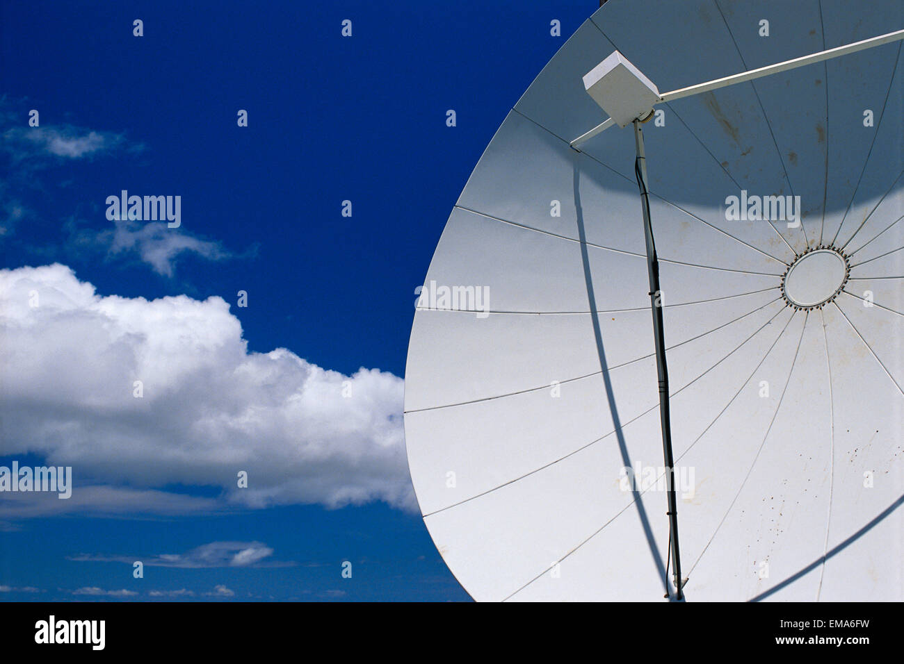 Hawaii, Big Island, Satellite Dish, Earth Station, B1160 Stock Photo ...
