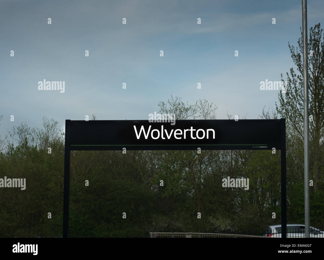 Sign at Wolverton rail station Stock Photo - Alamy