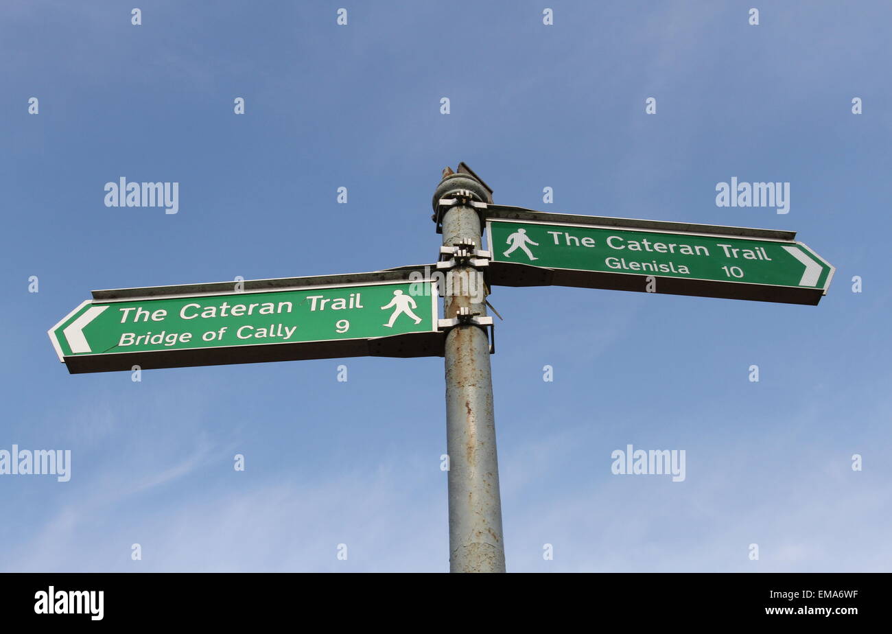 Cateran trail sign hi-res stock photography and images - Alamy