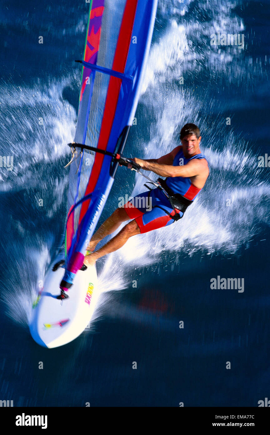 Cort Larnerd Smiling, Blurred Action Of Water Stock Photo - Alamy