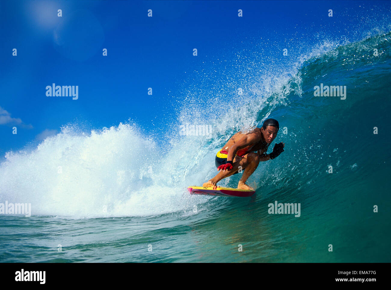 Bodyboarder riding wave hi-res stock photography and images - Alamy
