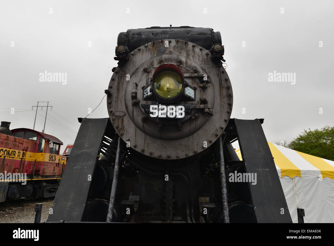 Steam Locomotive at the Chattanooga Railway Museum Stock Photo - Alamy