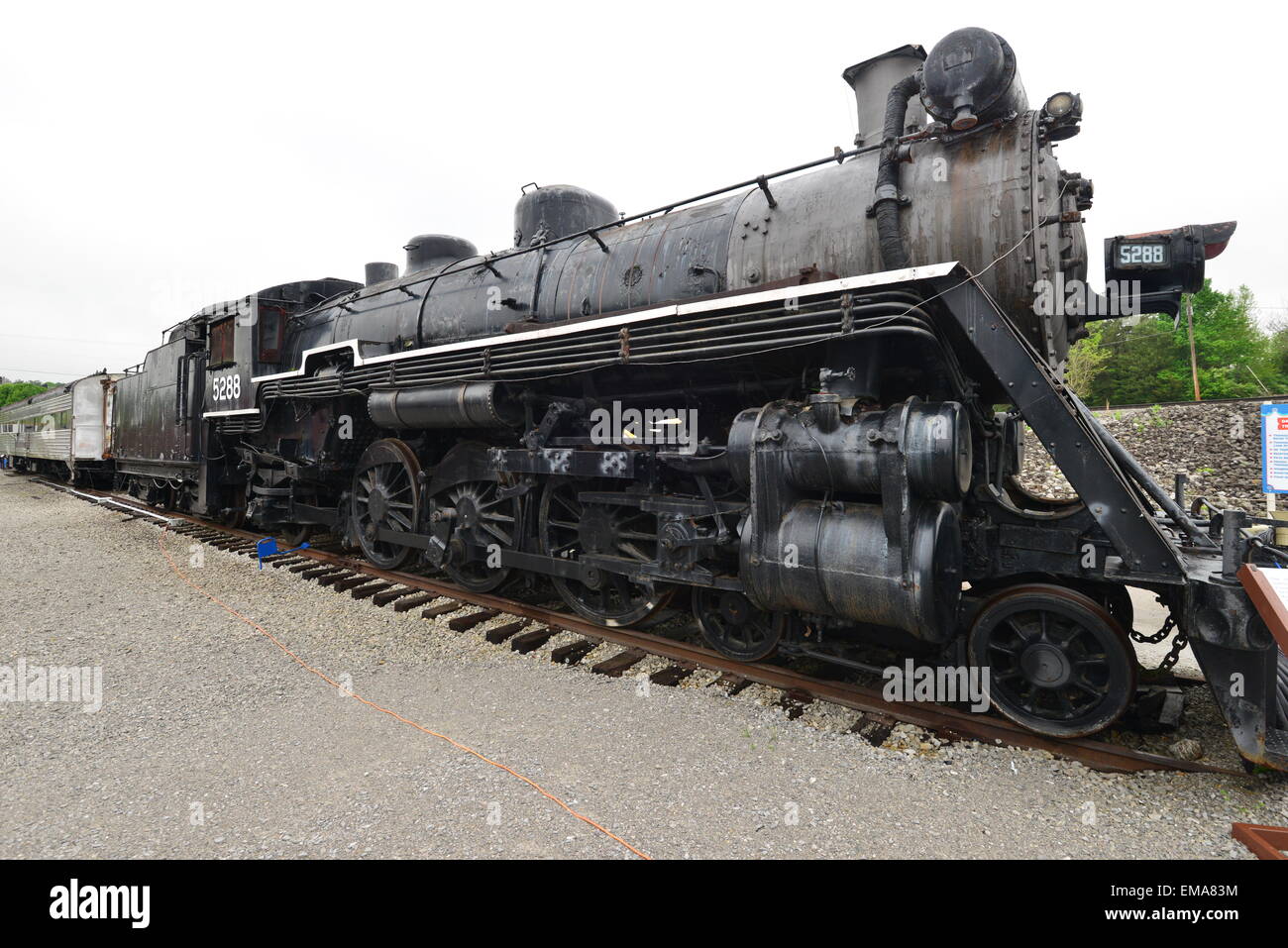 Steam Locomotive at the Chattanooga Railway Museum Stock Photo - Alamy