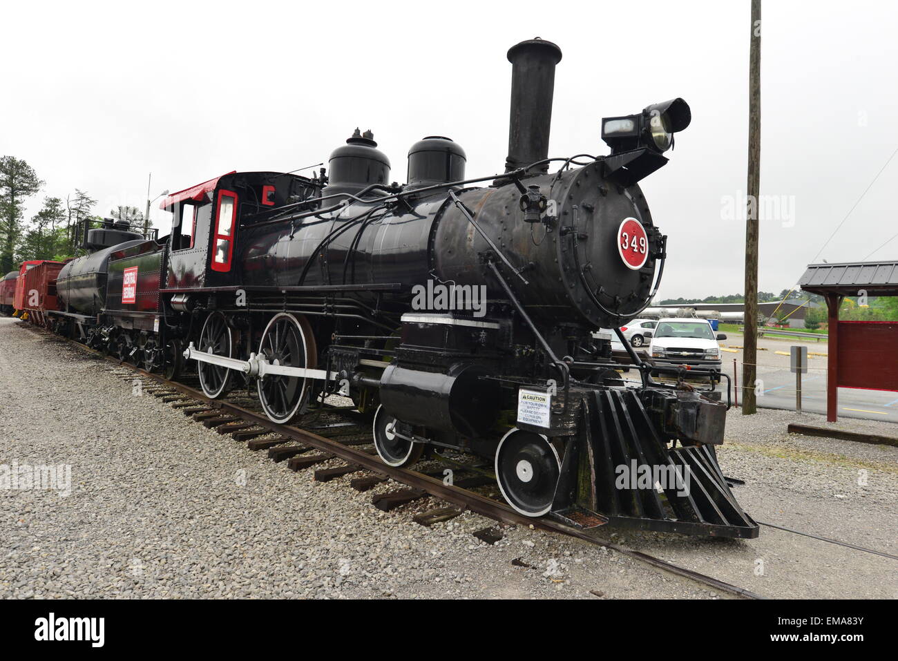 Steam Locomotive at the Chattanooga Railway Museum Stock Photo - Alamy