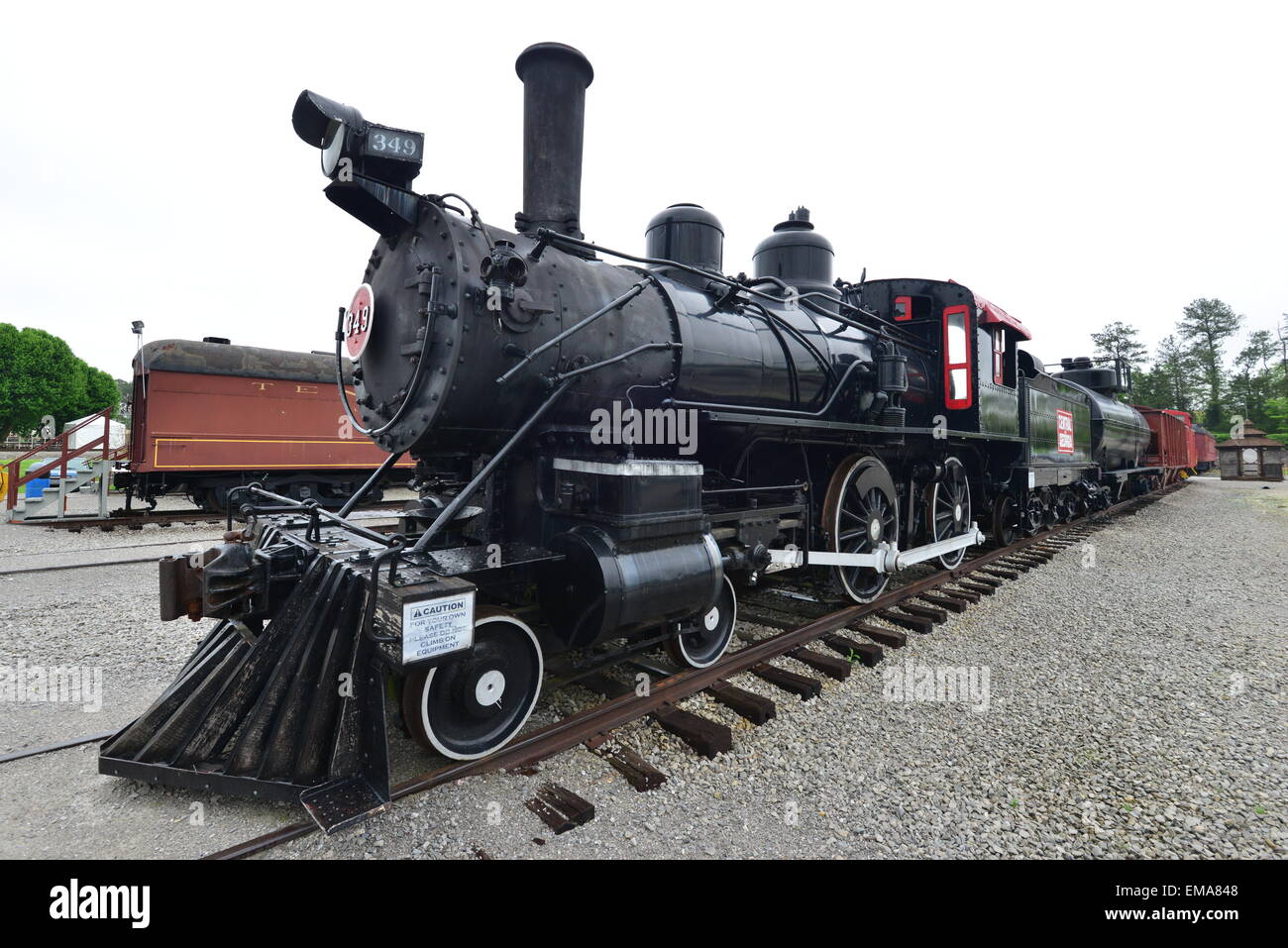 Steam Locomotive at the Chattanooga Railway Museum Stock Photo - Alamy
