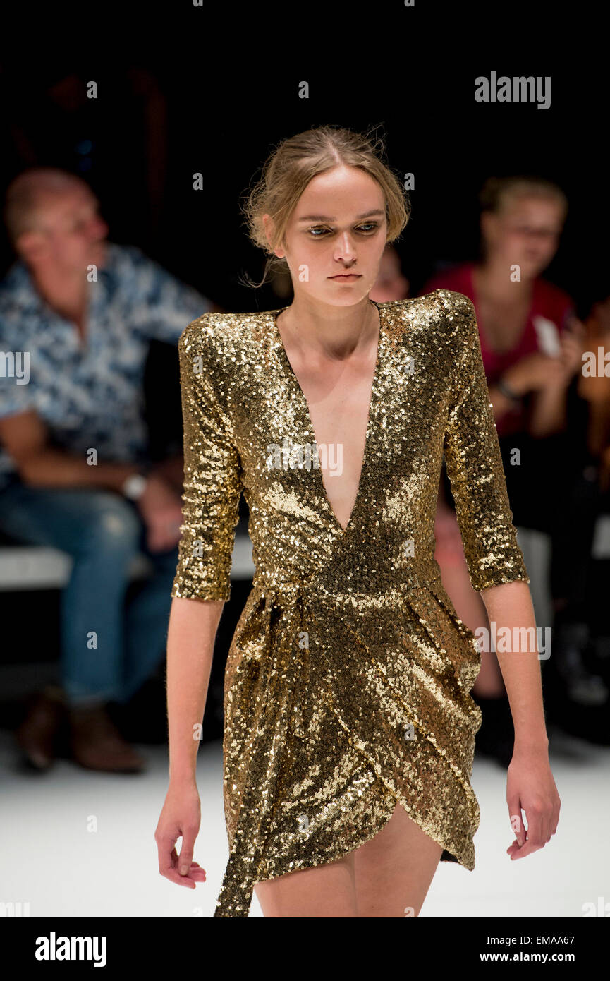 SYDNEY, AUSTRALIA - APRIL 18: Models walk the runway during the 'Best ...