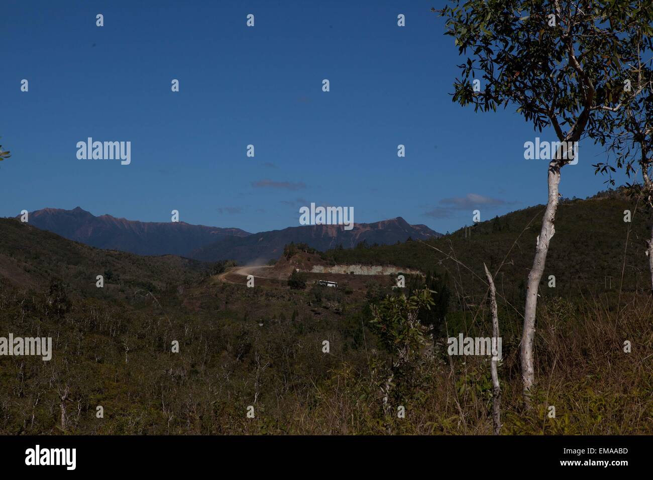New Caledonia, autosufficient Goopa Gohapin North Tribe, in Poya, woman ...