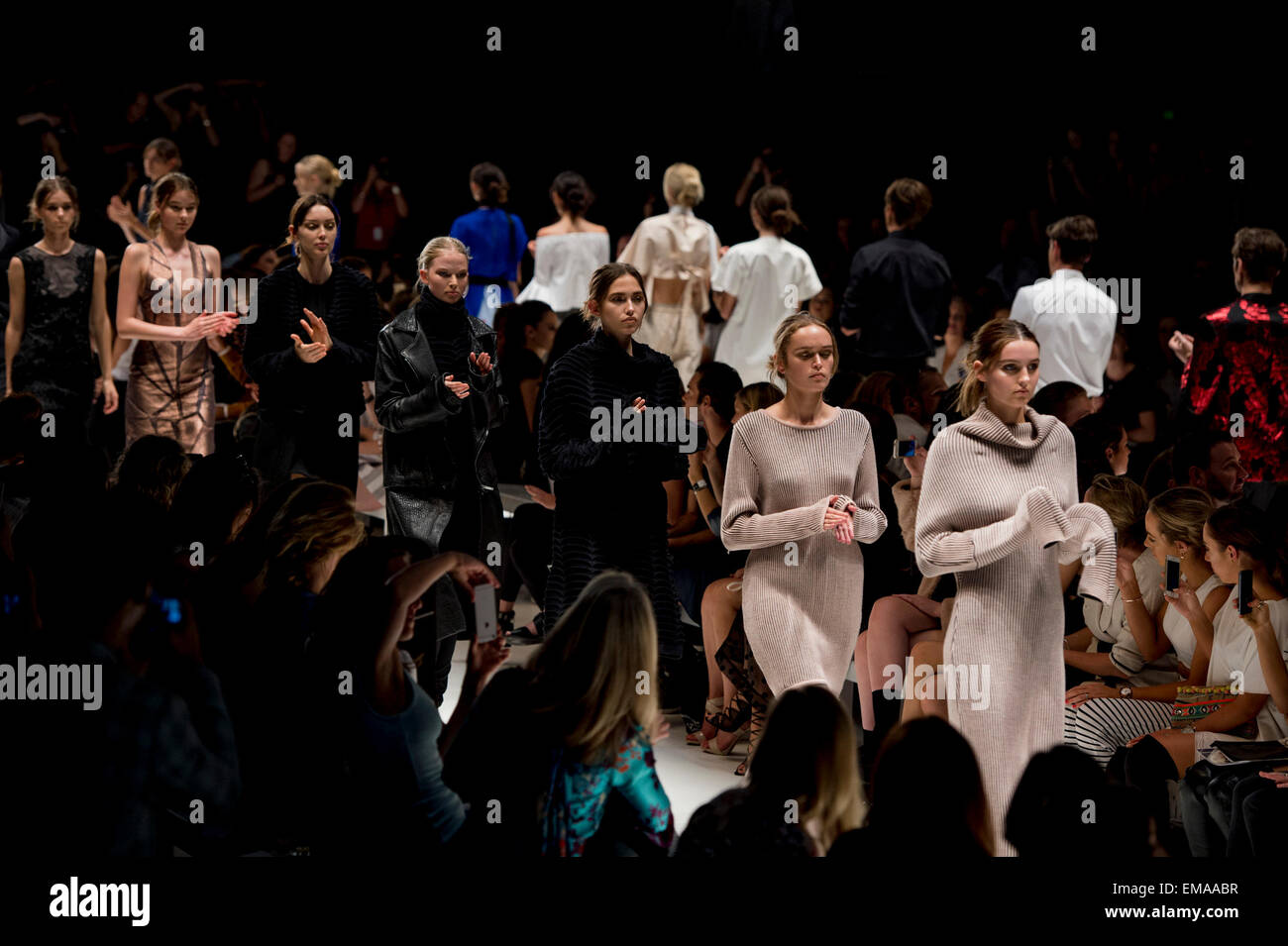 SYDNEY, AUSTRALIA - APRIL 18: Models walk the runway during the 'Best ...