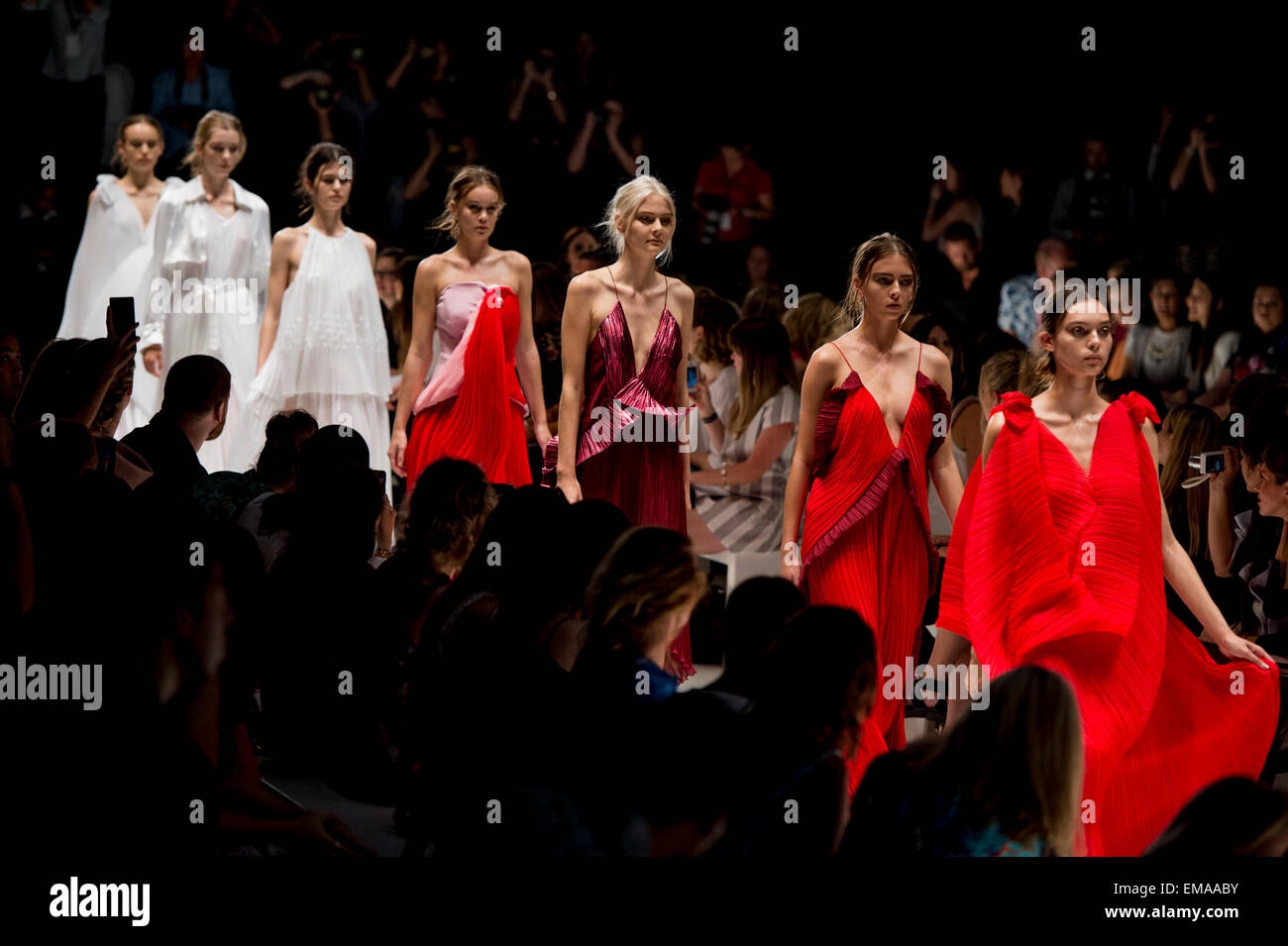 SYDNEY, AUSTRALIA - APRIL 18: Models walk the runway during the 'Best ...