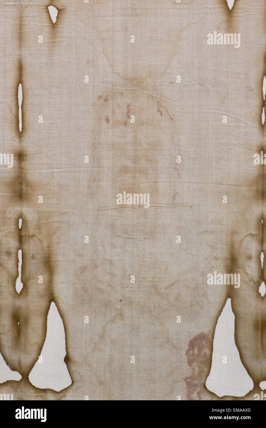 Holy shroud of turin face hi-res stock photography and images - Alamy