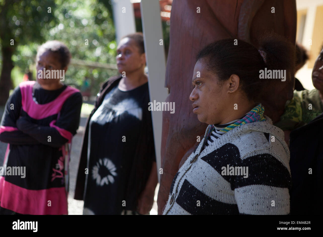New Caledonia, autosufficient Goopa Gohapin North Tribe, in Poya Stock ...