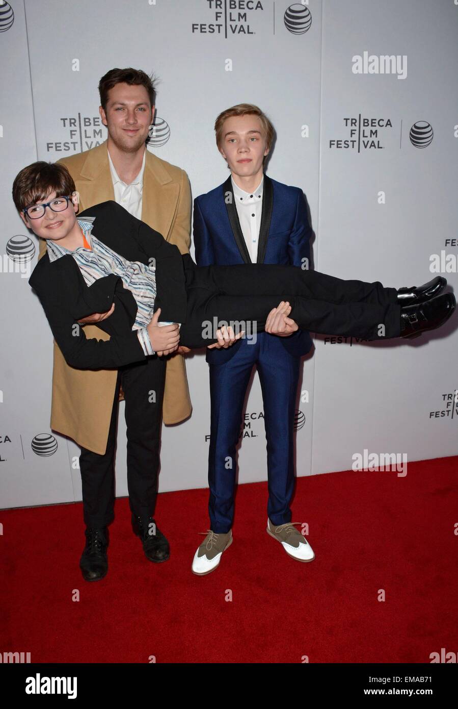 New York, NY, USA. 17th Apr, 2015. Cory Nichols, Christian Madsen ...