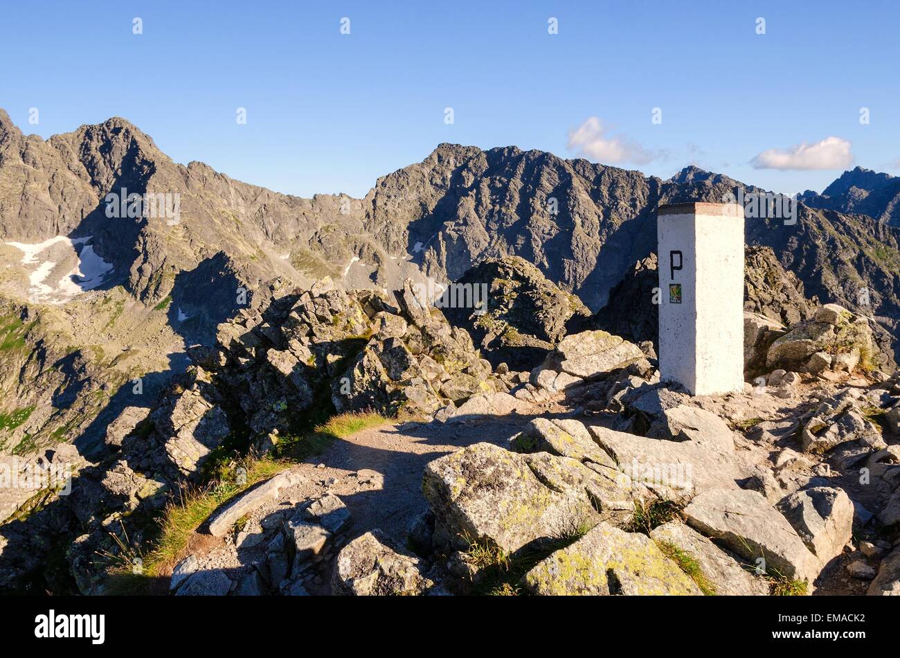 Border line in mountains hi-res stock photography and images - Alamy