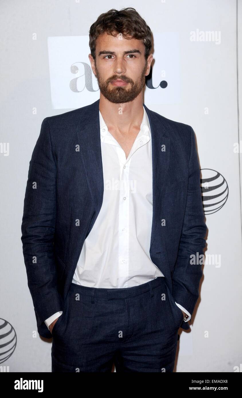 New York, NY, USA. 17th Apr, 2015. Theo James at arrivals for FRANNY ...