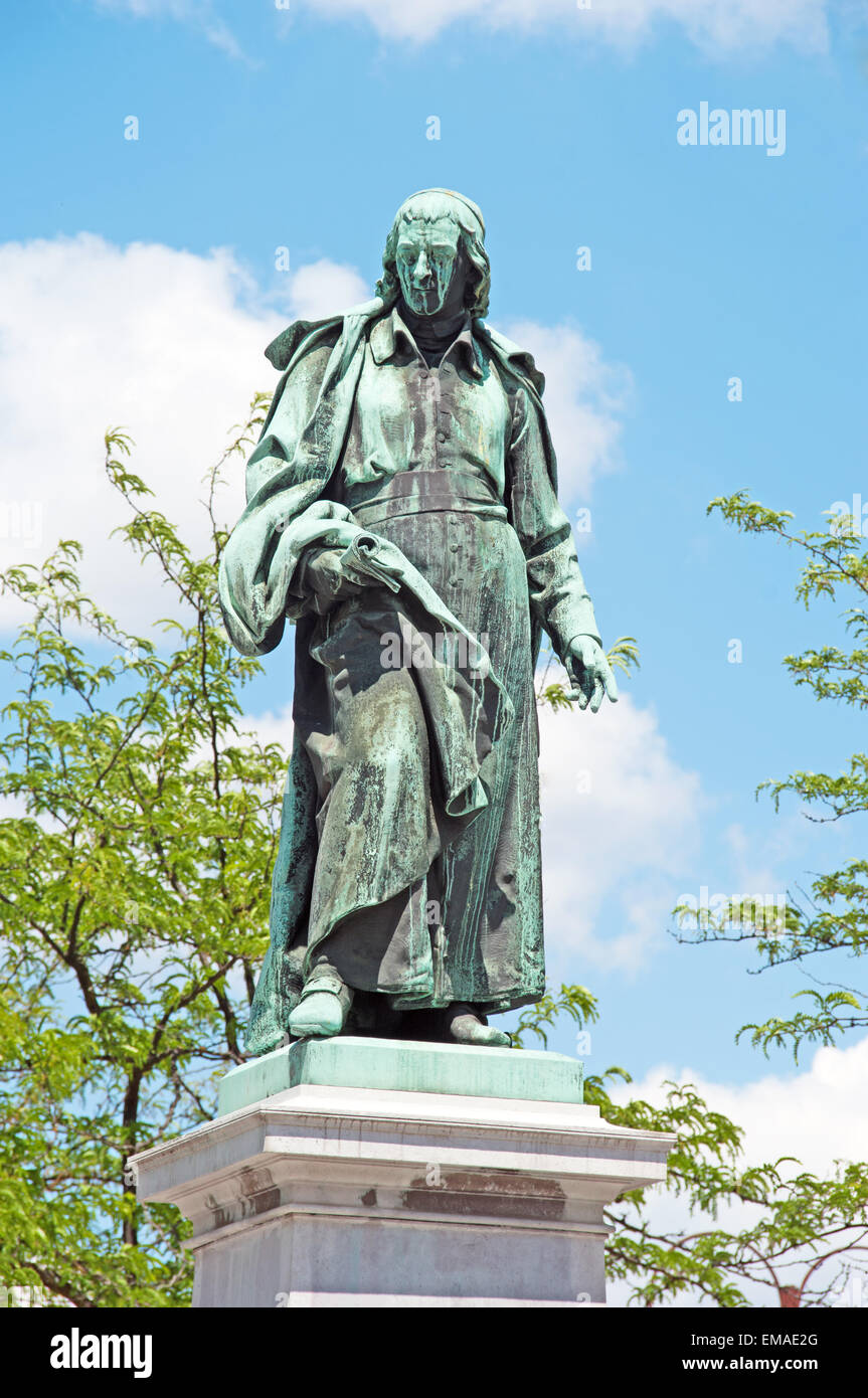 Ljubljana, Vodnik Statue, Slovenia, Europe Stock Photo - Alamy